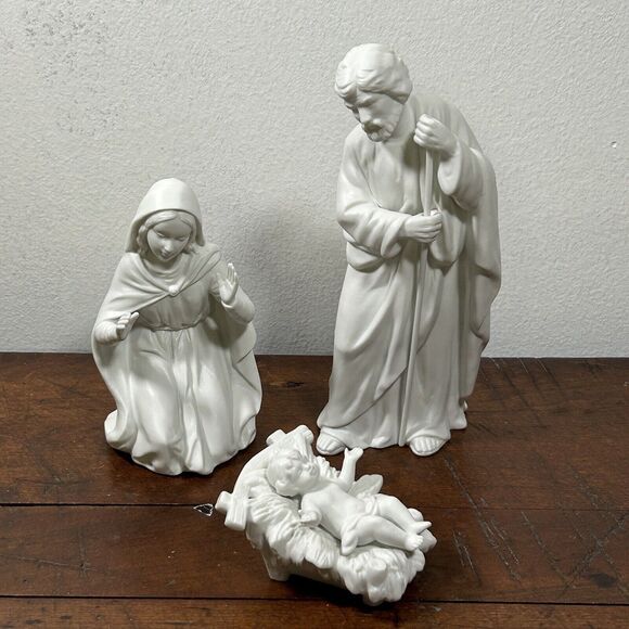 Homco | Holiday | Vintage Homco Nativity Holy Family Virgin Mary Joseph ...